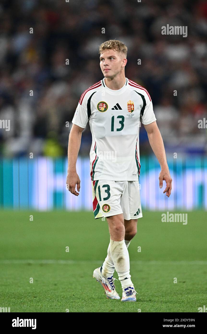 STUTTGART, GERMANY - JUNE 23: Andras Schafer of Hungary during the UEFA ...