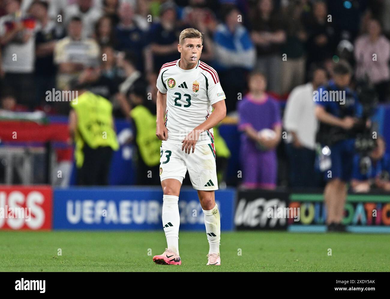 STUTTGART, GERMANY - JUNE 23: Kevin Csoboth of Hungary during the UEFA ...