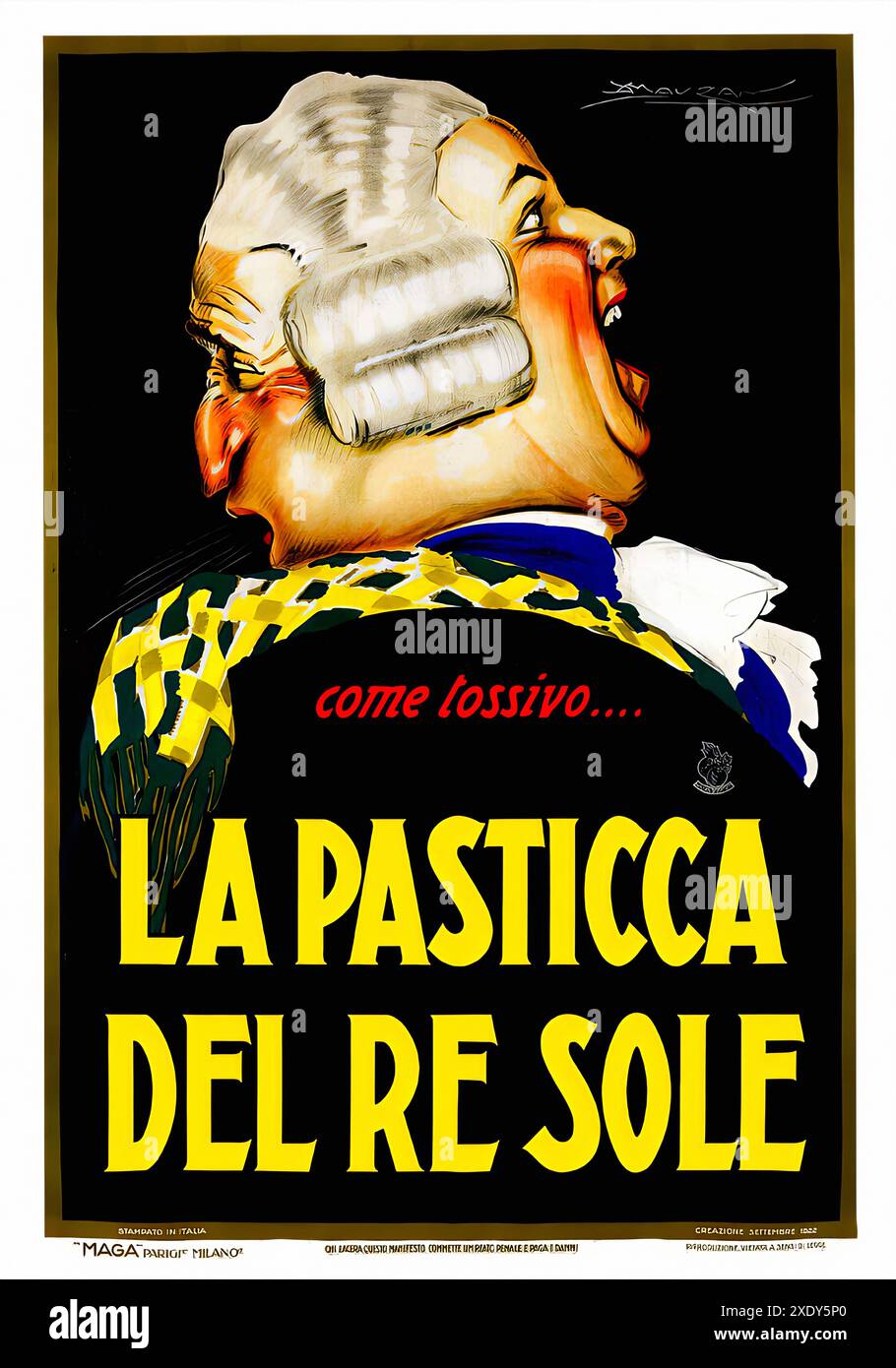 MAUZAN Achille Luciano - Come tossivo - - - La pasticca del Re Sole ...