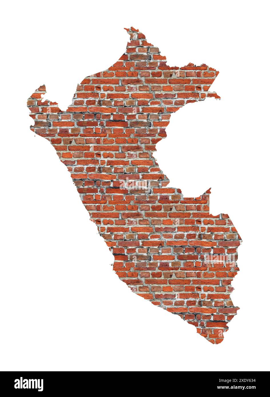 Map of peru Cut Out Stock Images & Pictures - Alamy