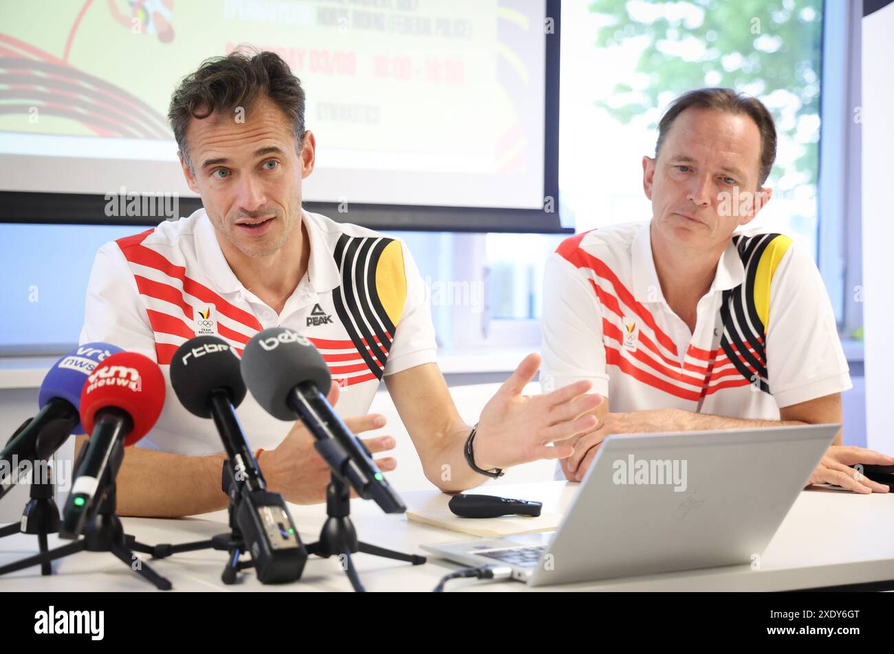 Brussels Belgium 25th June 2024 Boic Coib Ceo Cedric Van