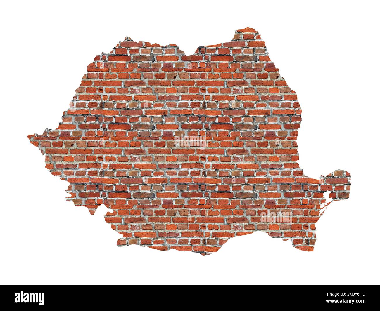 Outline romania map hi-res stock photography and images - Alamy