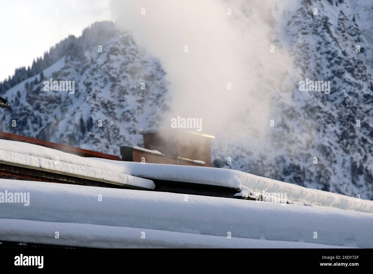 Cold spell and heating costs Stock Photo - Alamy