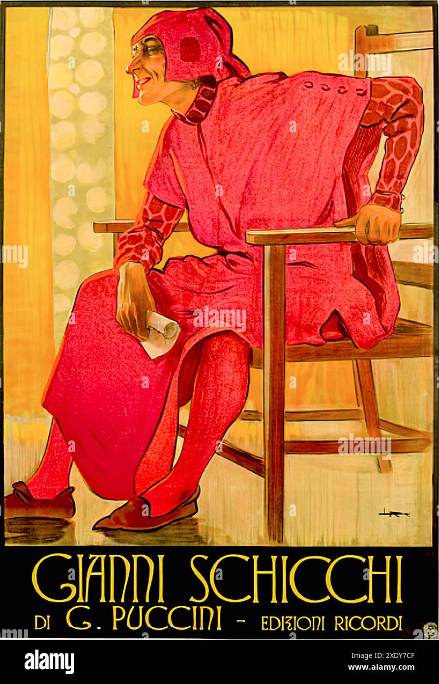 METLICOVITZ Leopoldo - Gianni Schicchi di G - Puccini 1919 - Vintage ...