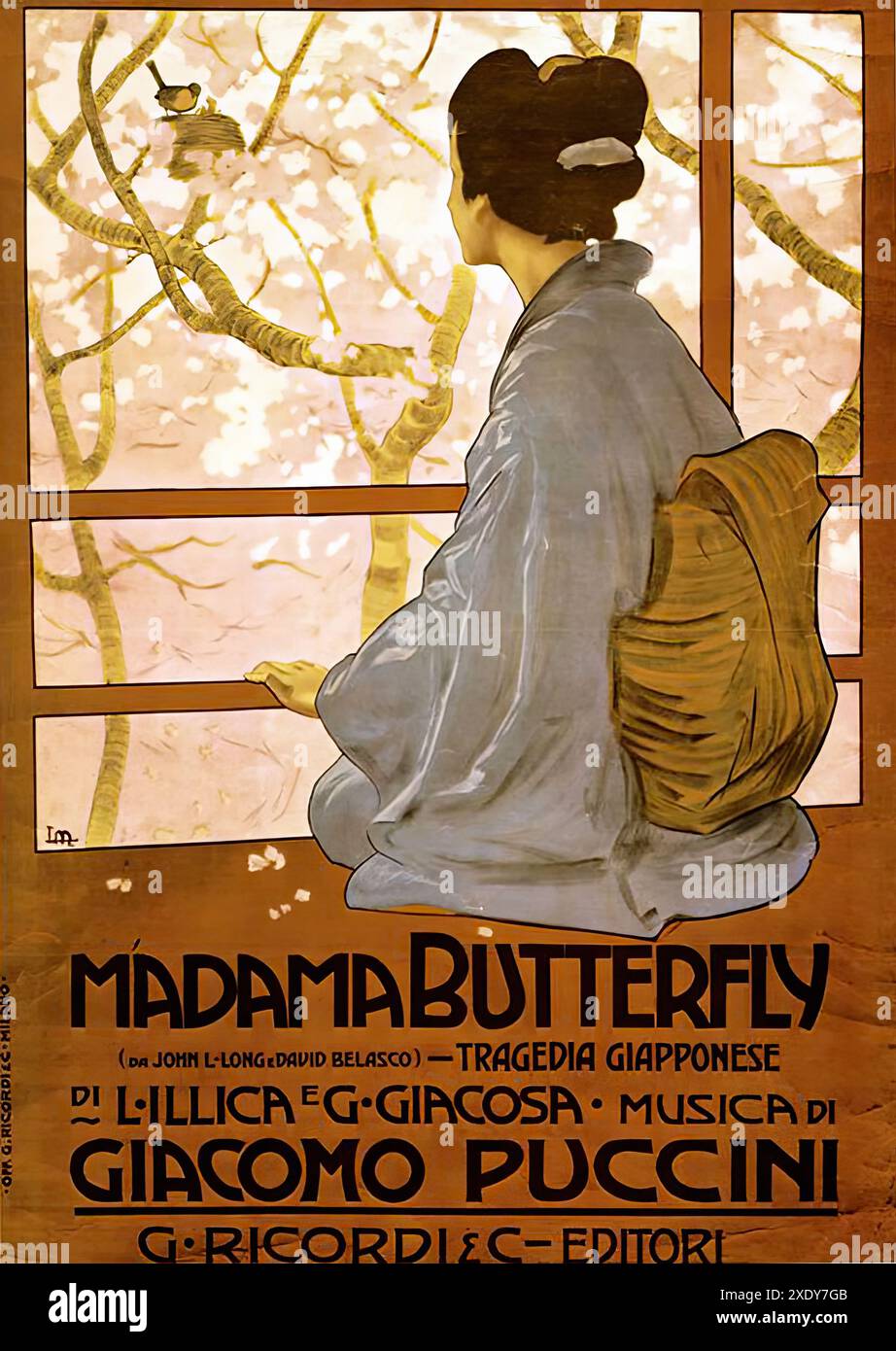 METLICOVITZ Leopoldo - Madama Butterfly Musica di Giacomo Puccini 1904 ...