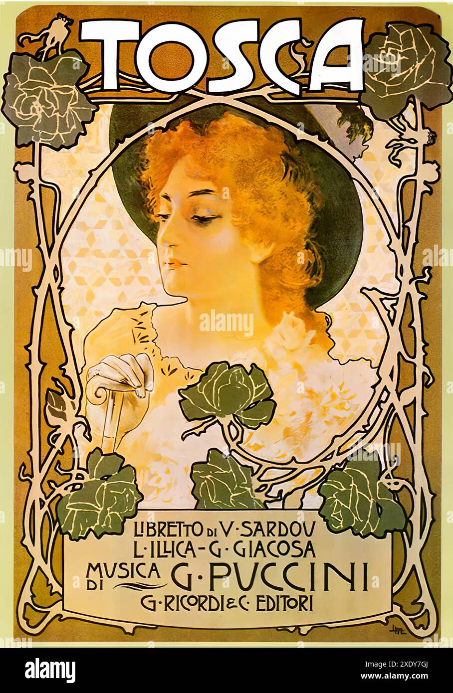 METLICOVITZ Leopoldo - Tosca Musica di G - Puccini 1900 - Vintage ...