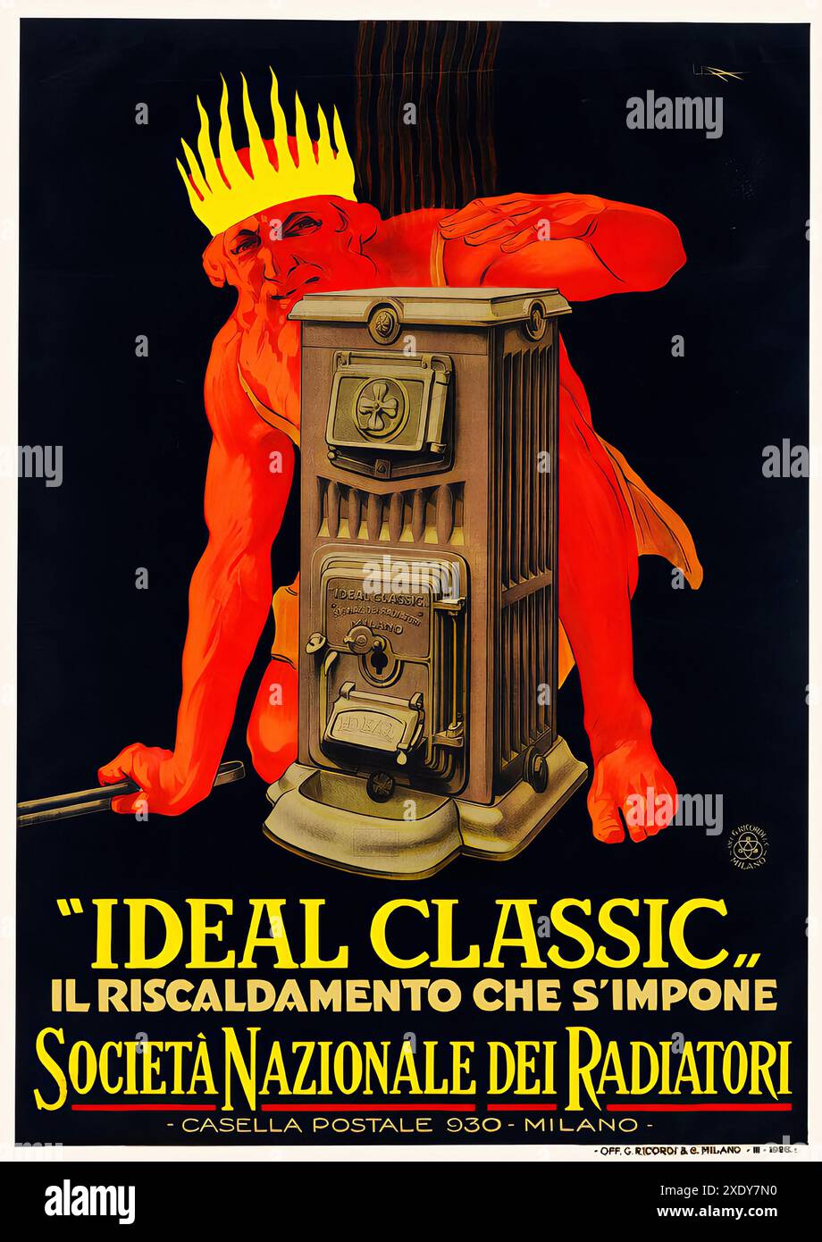 METLICOVITZ Leopoldo - Ideal Classic Il Riscaldamento che s'Impone 1926 ...