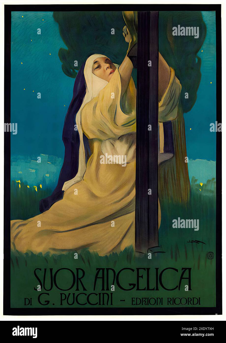 METLICOVITZ Leopoldo - Suor Angelica di G - Puccini c - 1919 - Vintage ...