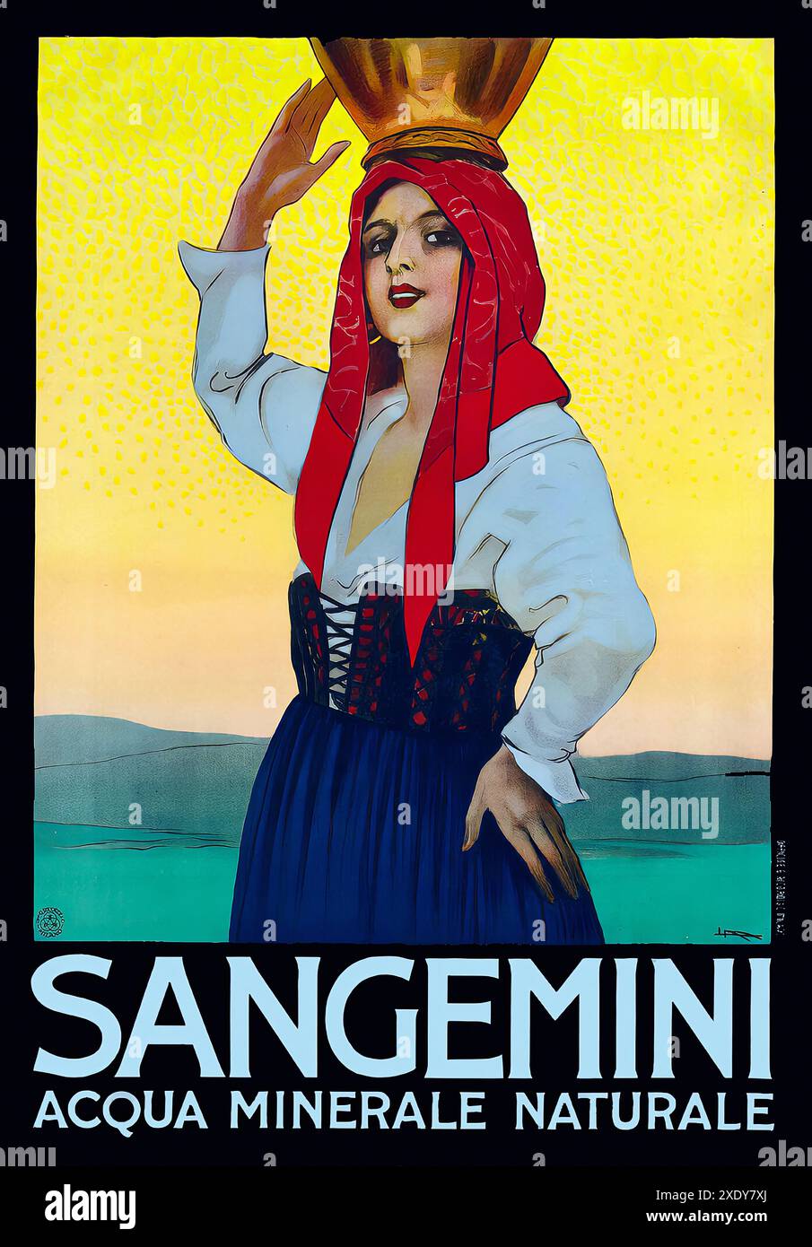 METLICOVITZ Leopoldo - Sangemini Acqua Minerale Naturale c - 1920s ...