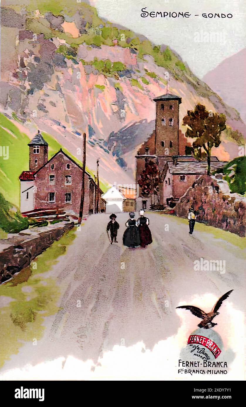 METLICOVTIZ Leopoldo - Fernet Branca [Sempione] Vintage Italian ...