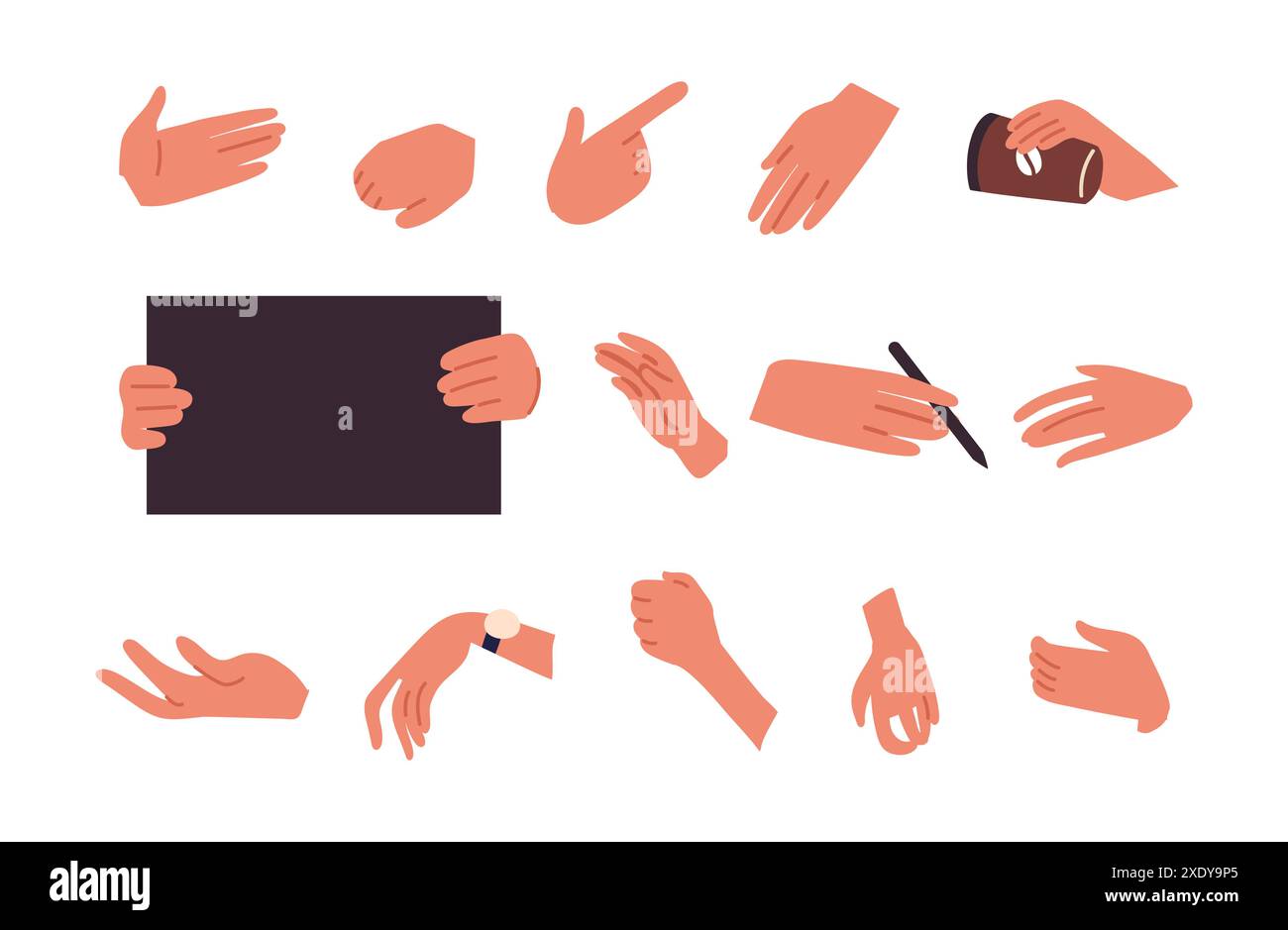 Body language communication cartoon hi-res stock photography and images ...