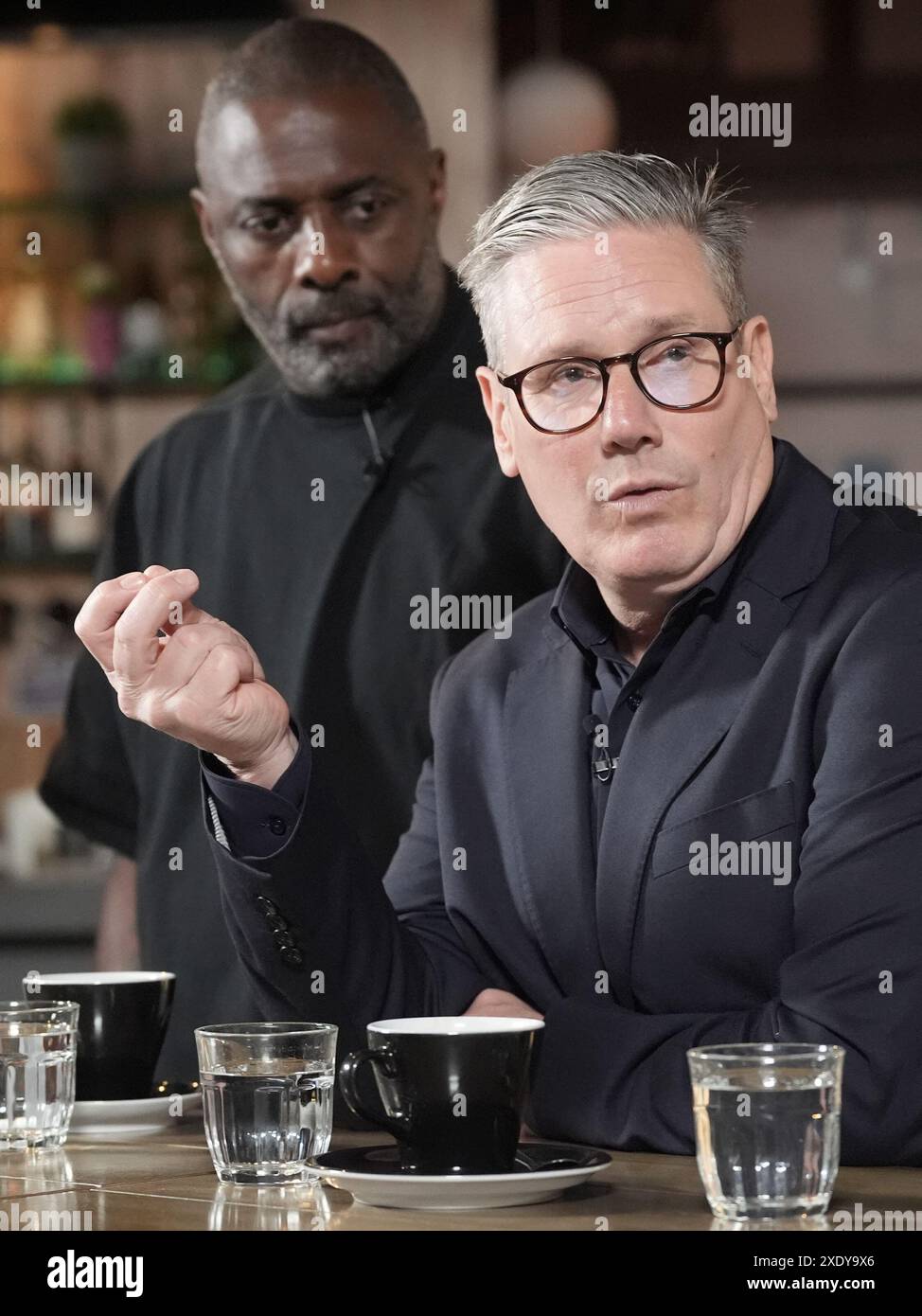 Idris Elba and Labour leader Sir Keir Starmer meeting families of knife ... Idris Elba and Labour leader Sir Keir Starmer meeting families of knife ...