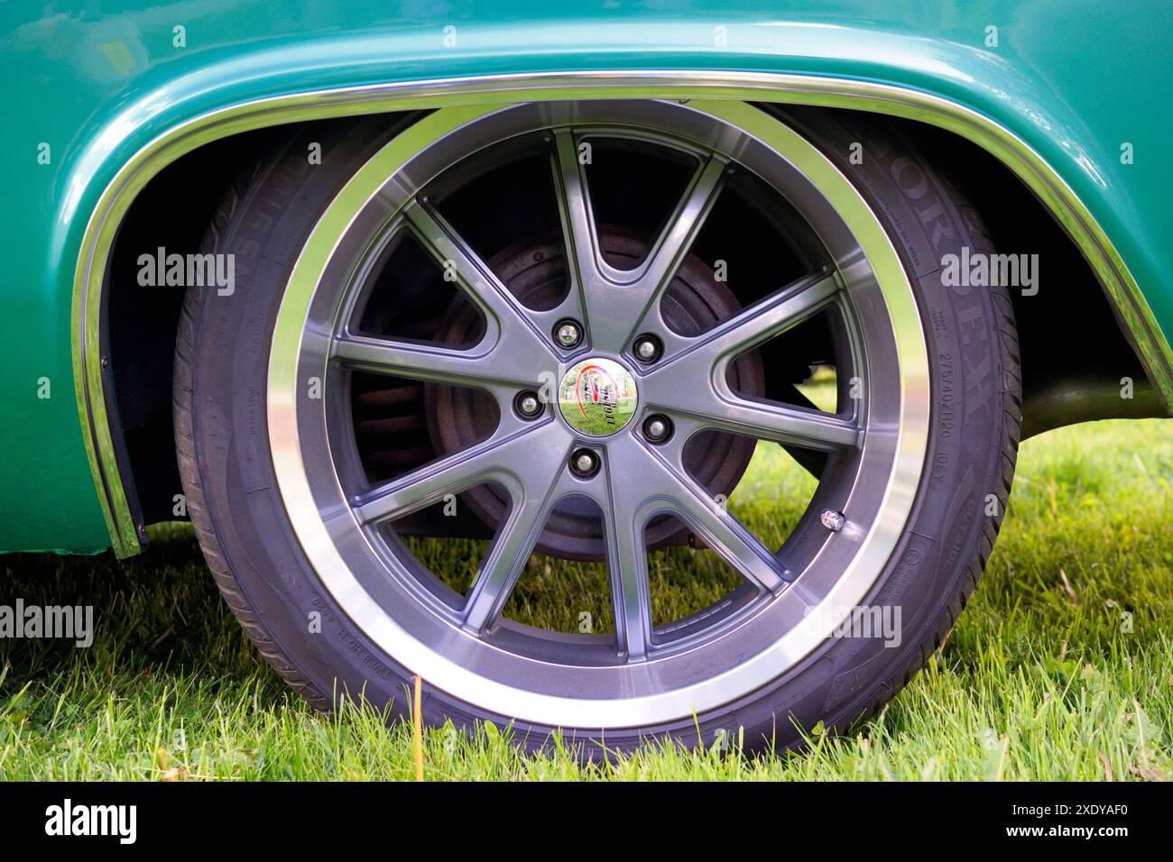 Vintage car rear angle hi-res stock photography and images - Alamy