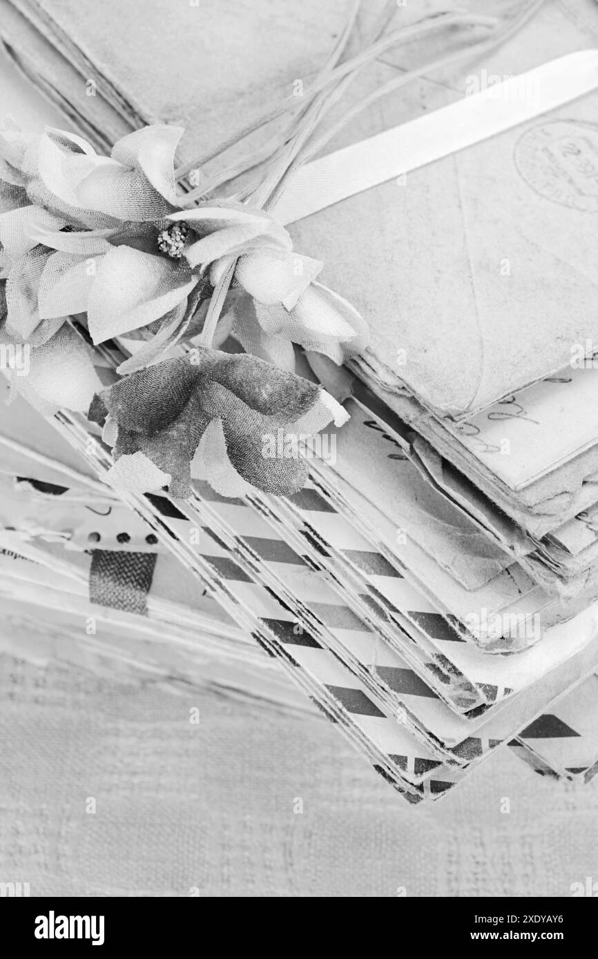Mail paper Black and White Stock Photos & Images - Alamy