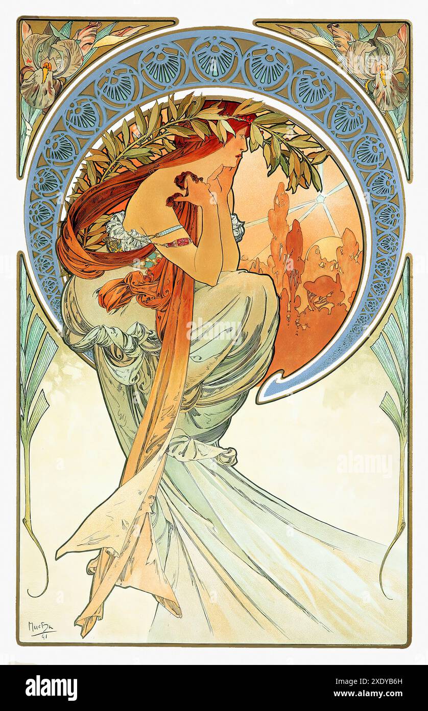 Alphons mucha hi-res stock photography and images - Alamy