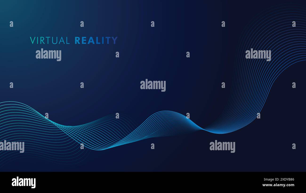 Futuristic abstract neon waves background in 4K resolution. Dynamic ...