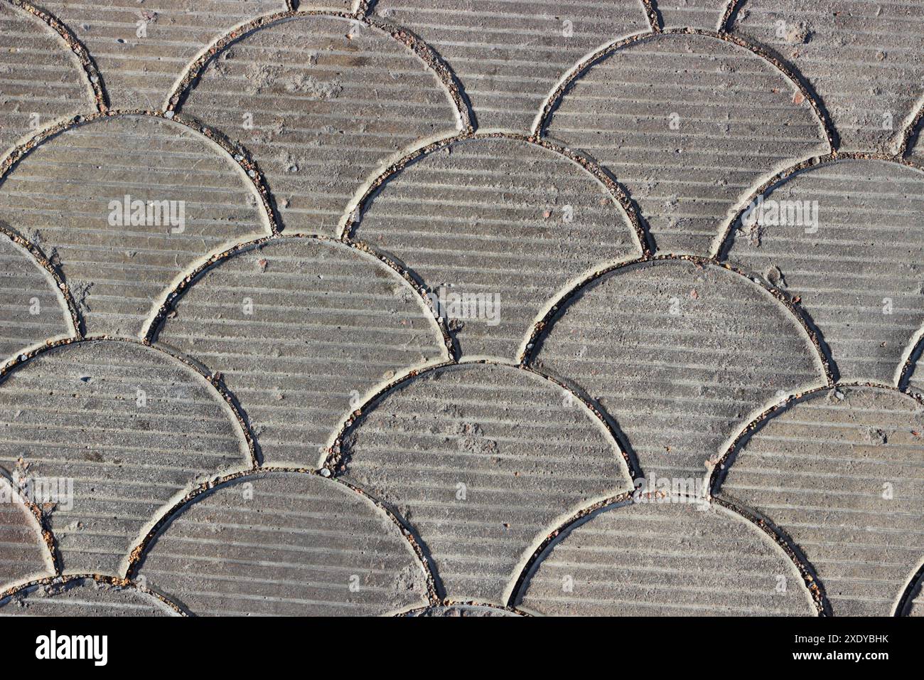 Pavement decor as fish scales Stock Photo - Alamy
