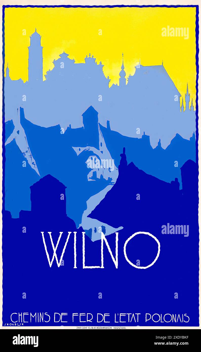Wilno poster hi-res stock photography and images - Alamy