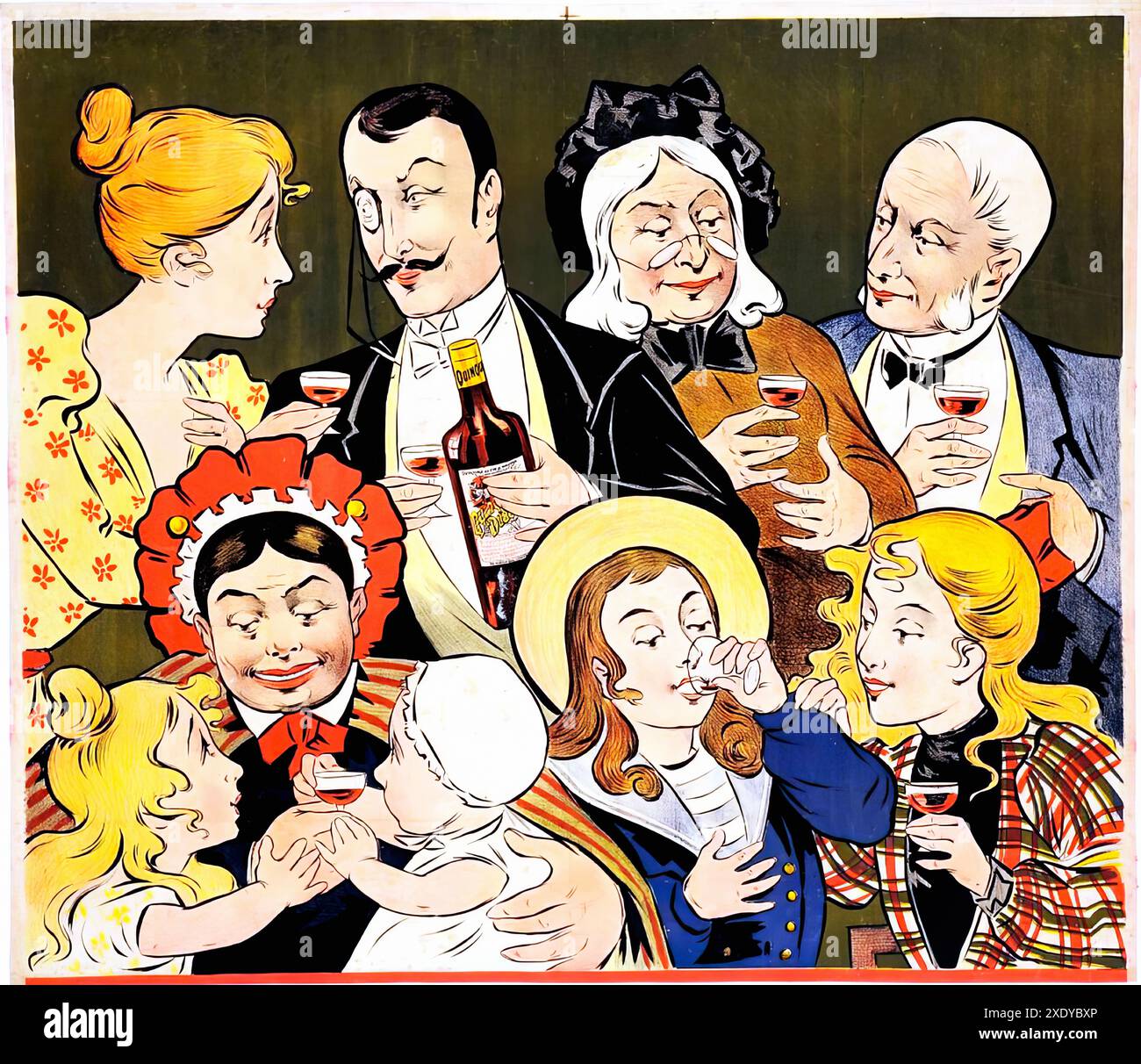 OGÉ Eugène - Advertising maquette for Dubonnet Quinquina (before ...