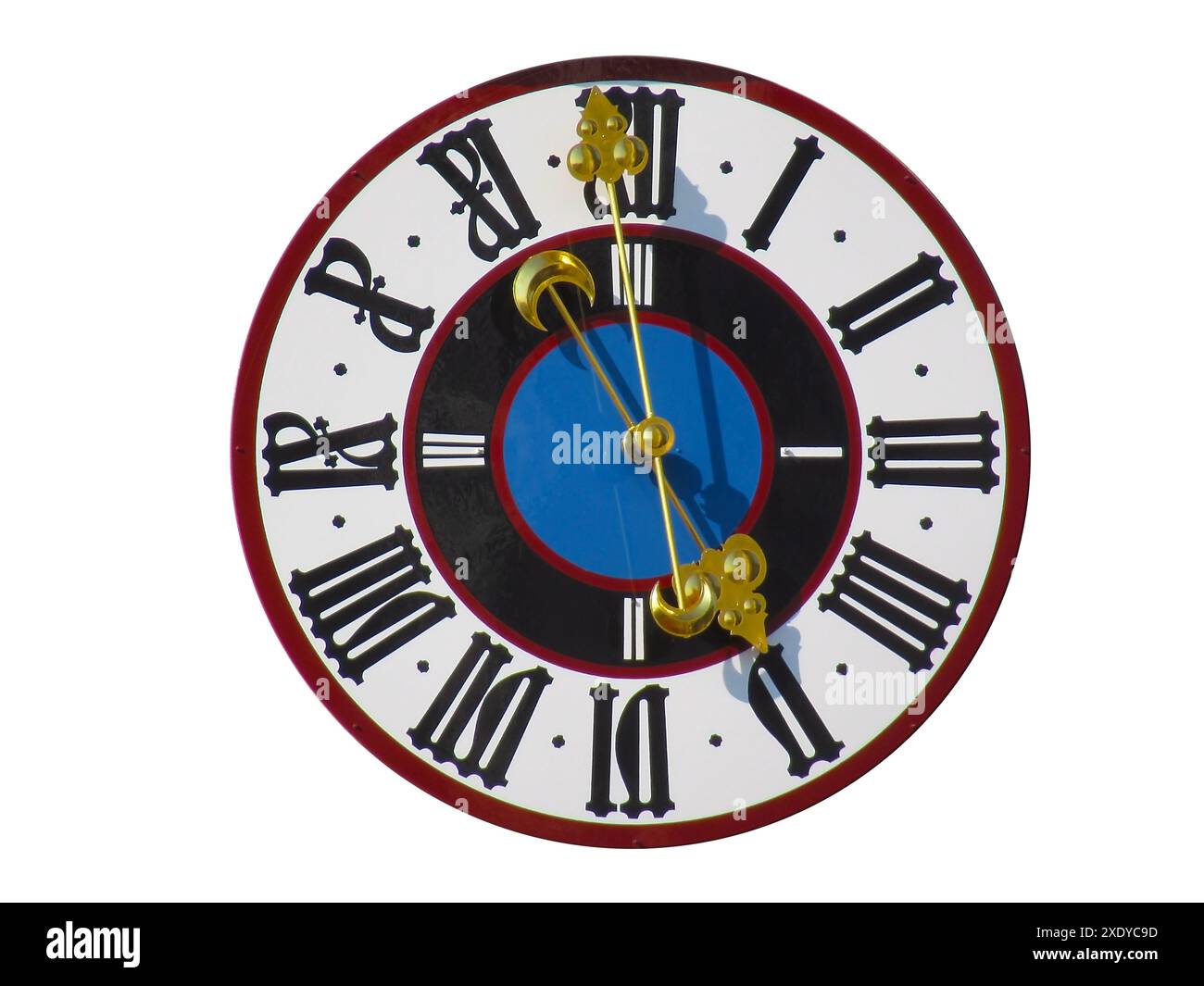 Historical church tower clock Stock Photo - Alamy