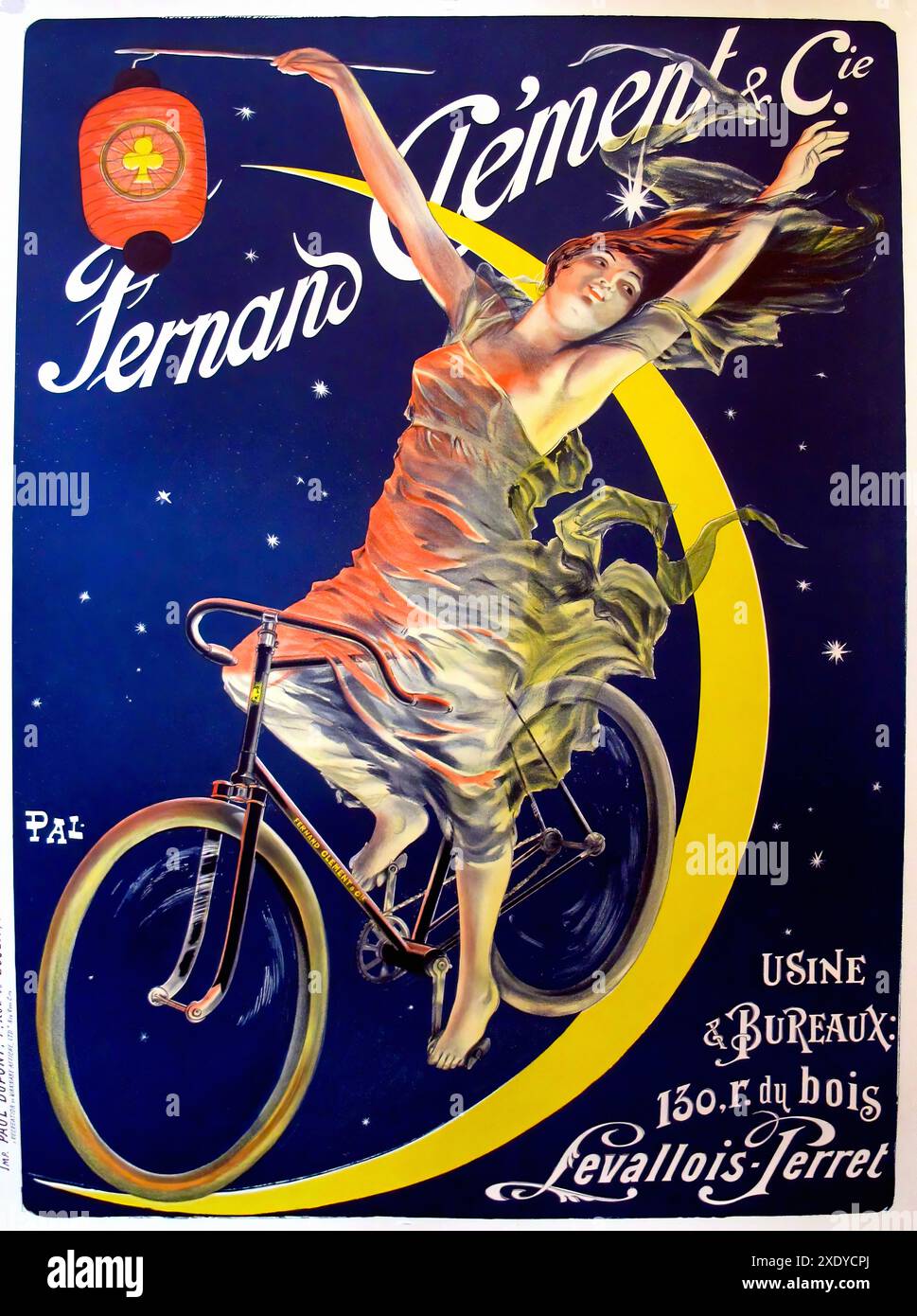 PAL (Jean de PALEOLOGU 1860-1942) - Fernand Clément et Cie - 1897 - Vintage illustrated print ...