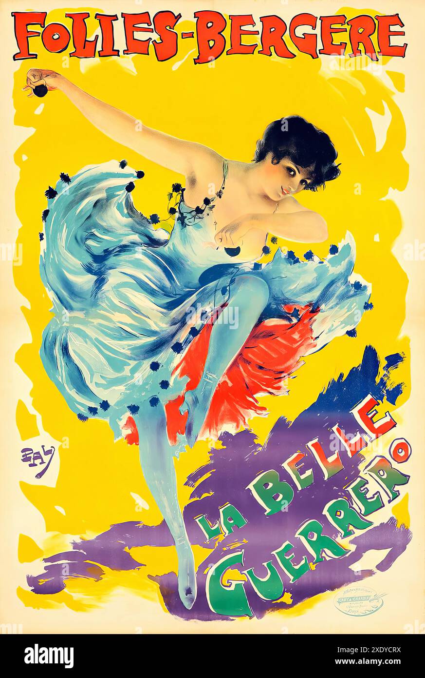 PAL (Jean de PALEOLOGU 1860-1942) - Folies-Bergère La Belle Guerrero ...
