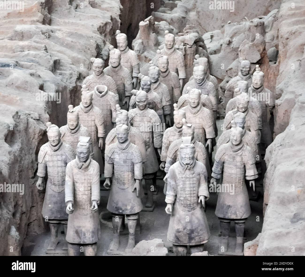 Terracotta Army. Clay soldiers of the Chinese emperor Stock Photo - Alamy