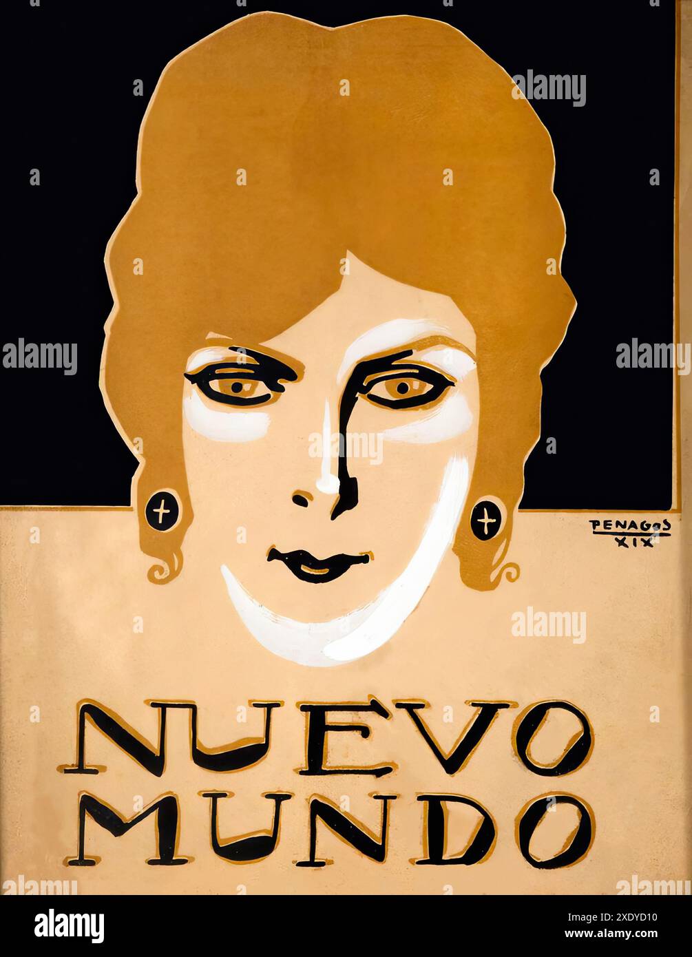 PENAGOS Rafael de - Cover of Nuevo Mundo magazine 1919 - Vintage ...