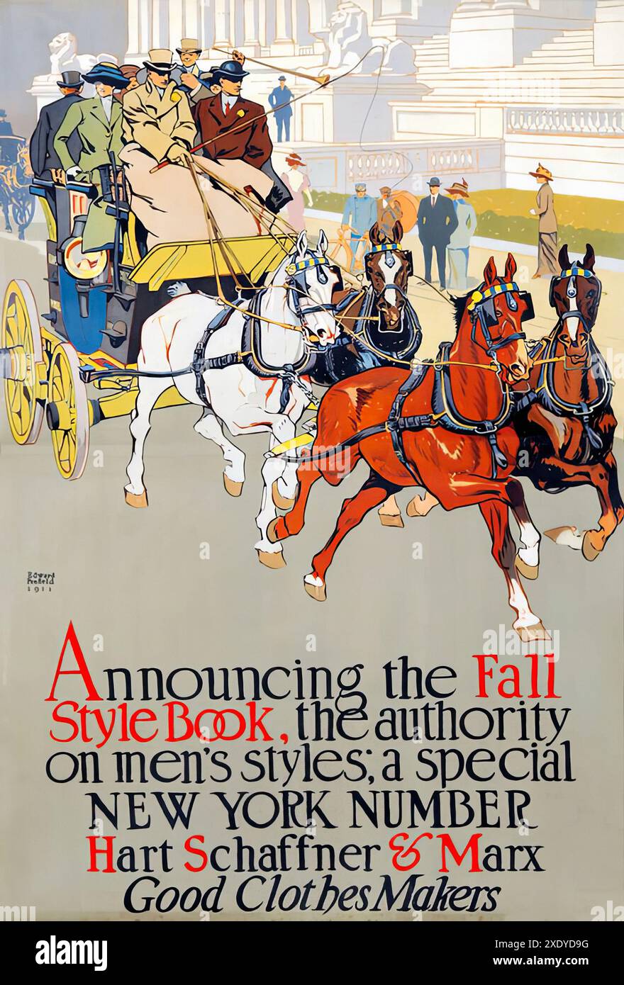 PENFIELD Edward - Announcing the Fall Style Book Hart Schaffner & Marx ...