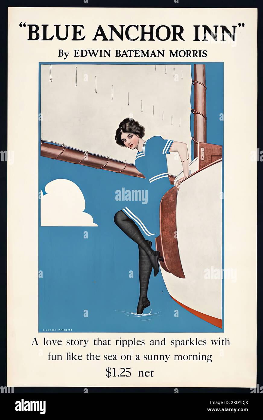 PHILLIPS Coles - Blue Anchor Inn by Edwin Bateman Morris 1911 - Vintage ...