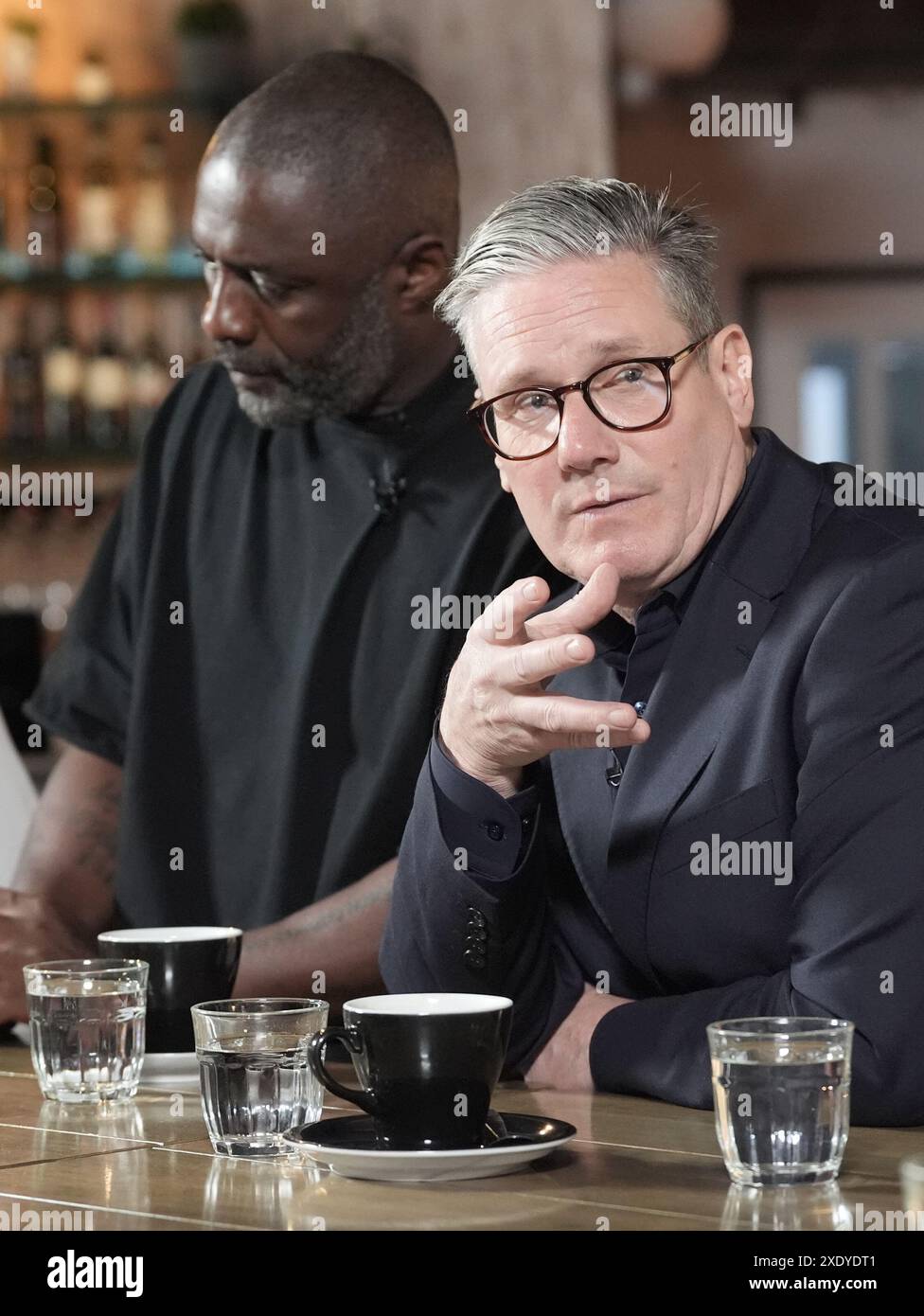 Idris Elba and Labour leader Sir Keir Starmer meeting families of knife ... Idris Elba and Labour leader Sir Keir Starmer meeting families of knife ...