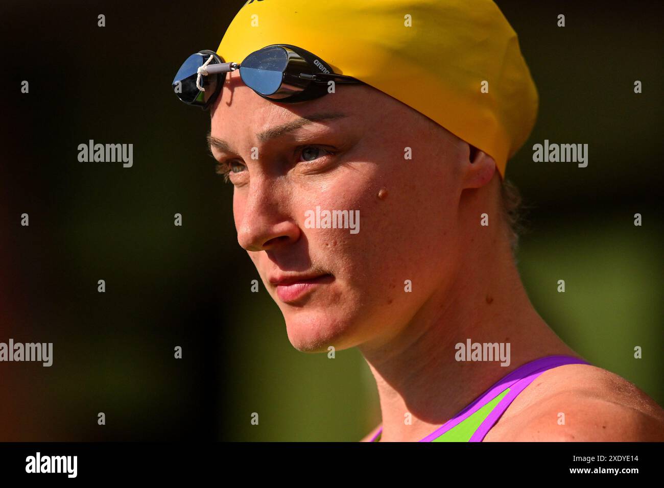 Sarah Sjostrom of Sweden prepares to compete in the 50m Freestyle Women ...
