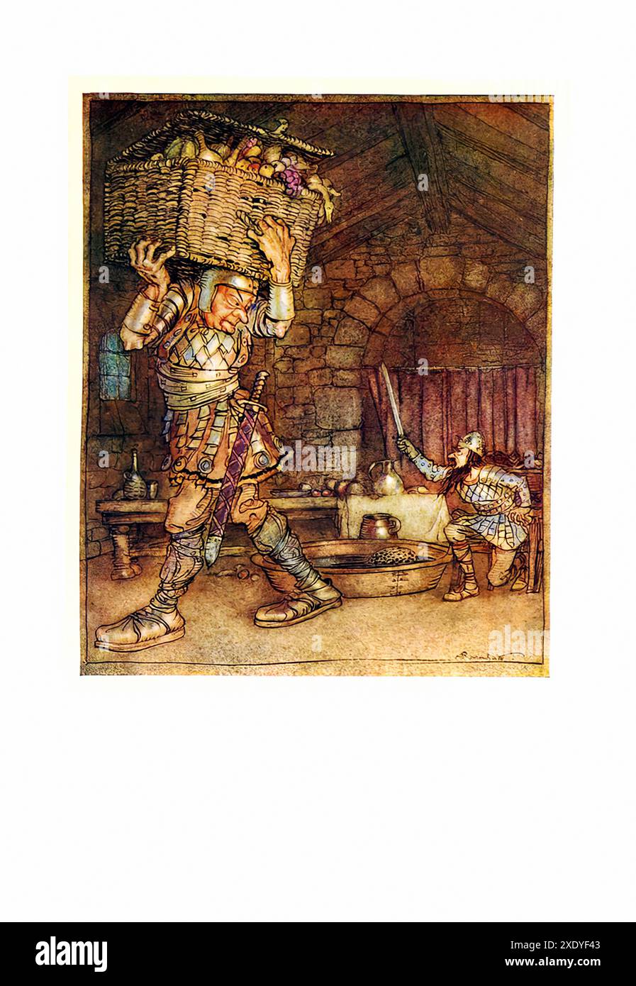 RACKHAM Arthur - Lludd and Llevelys The Allies' Fairy Book 1916 ...