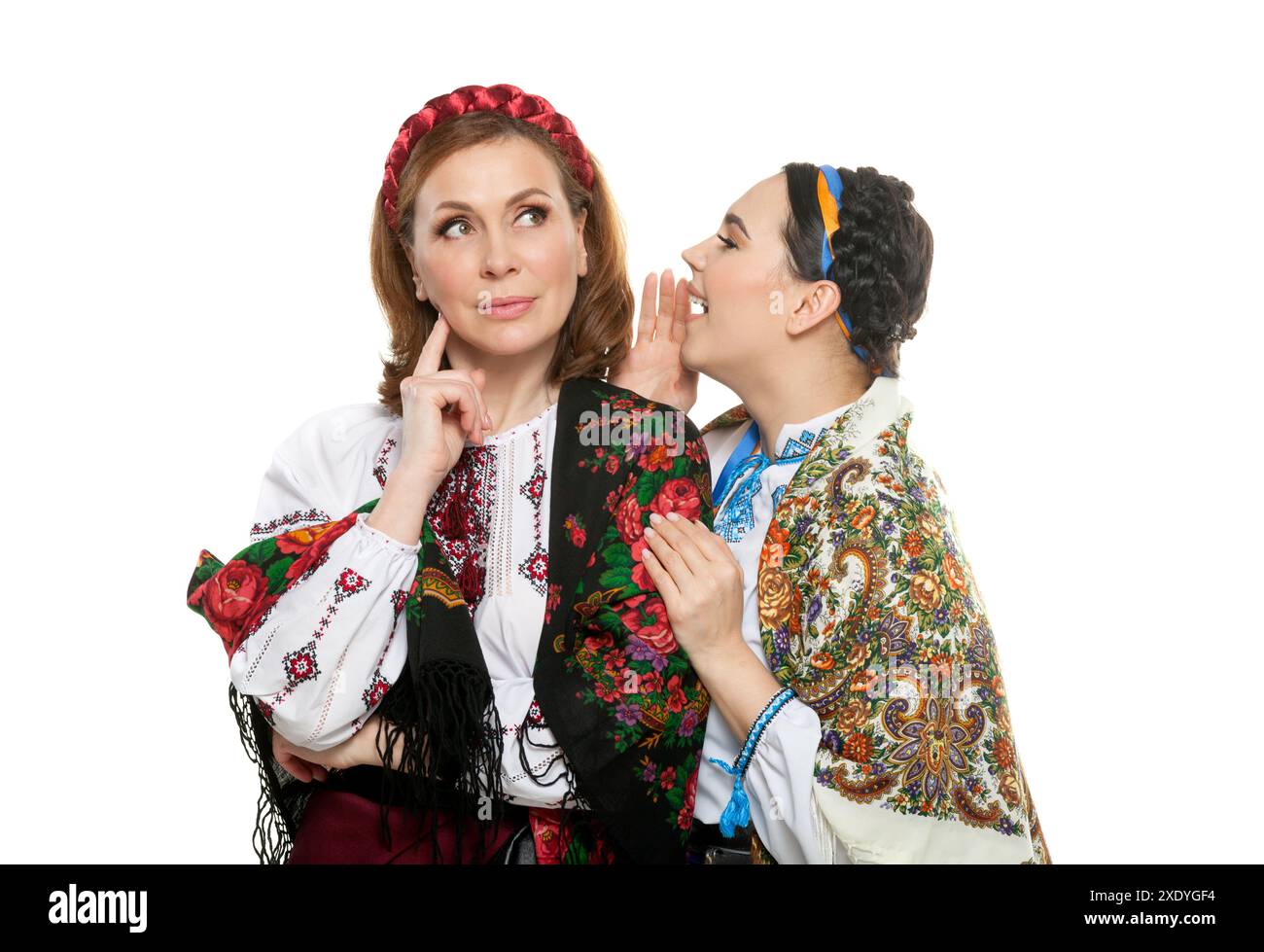 Portrait of adult woman in traditional ukrainian style Stock Photo - Alamy