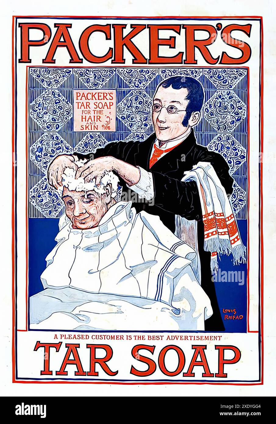 Poster design by louis rhead hi-res stock photography and images - Alamy