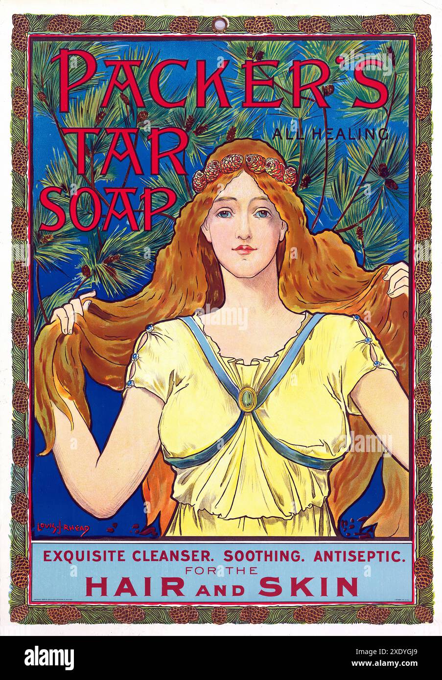 Poster design by louis rhead hi-res stock photography and images - Alamy