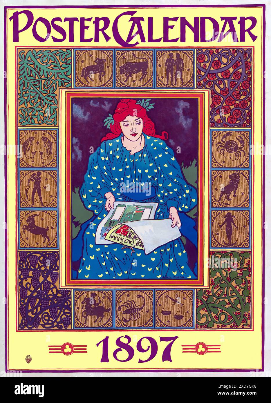 1897 calendar hi-res stock photography and images - Alamy