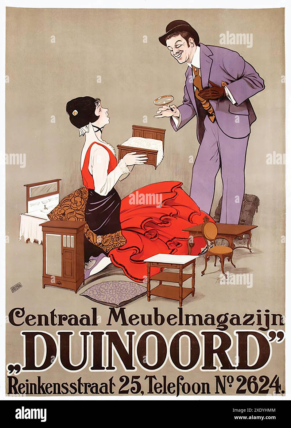 ROESSEL Arnold van - Centraal Meubelmagazijn Duinoord c - 1920 ...