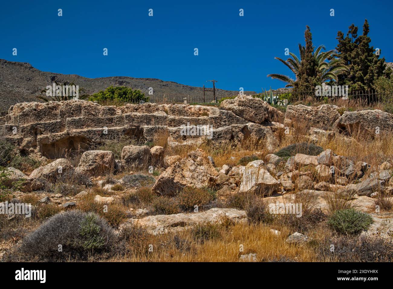 Mazida Ancient Quarry, near Xerokampos, Sitia Geopark, Eastern Crete ...