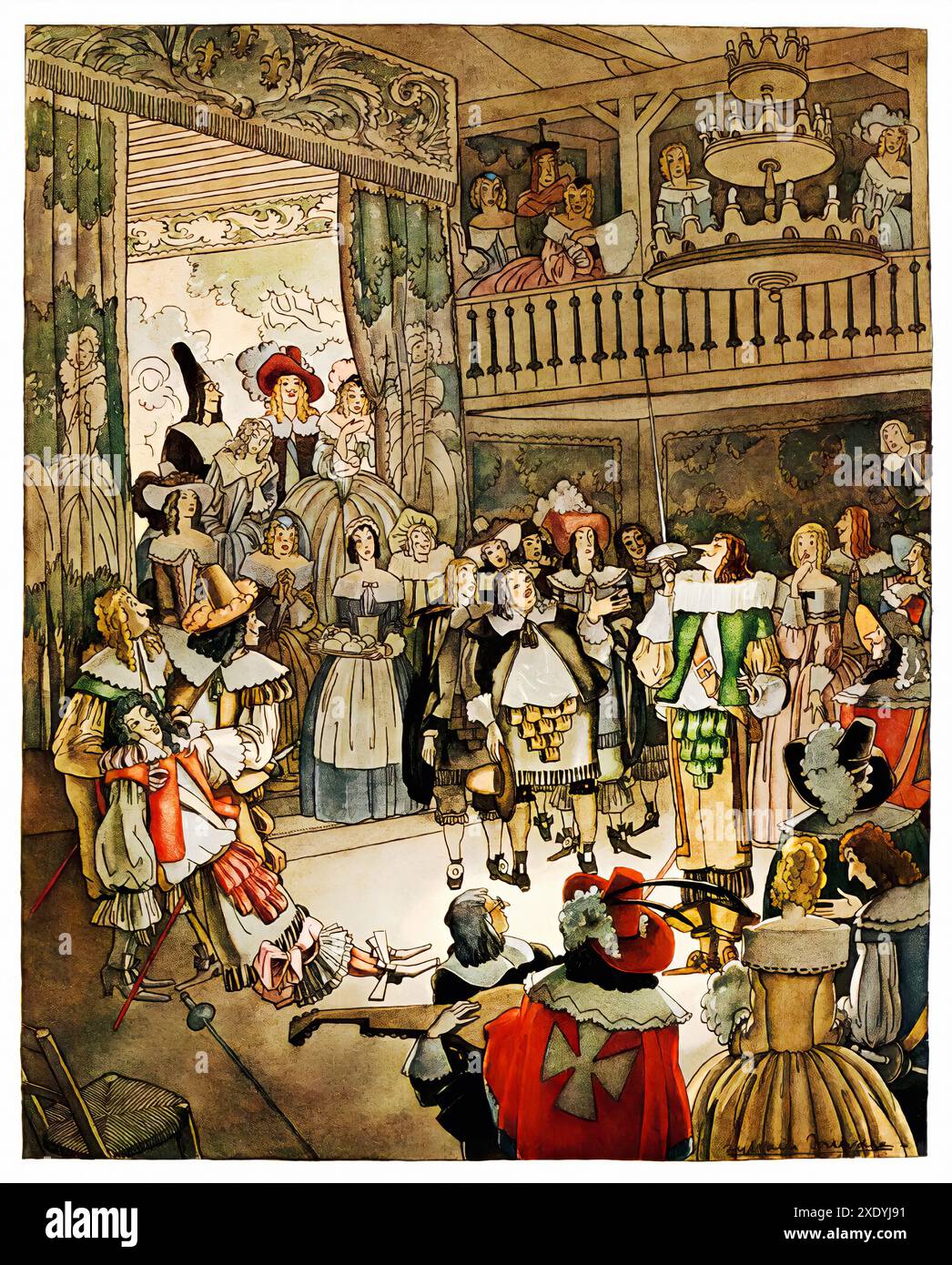 Cyrano bergerac illustration hi-res stock photography and images - Alamy