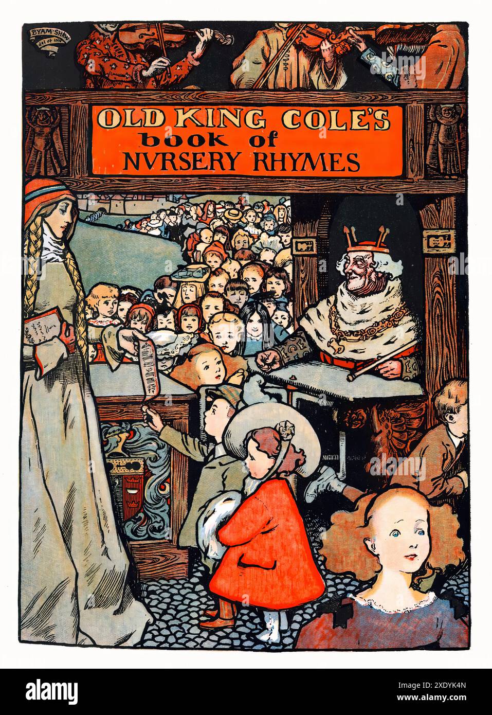 SHAW J - Byam - Cover of Old King Cole's Book of Nursery Rhymes 1901 ...