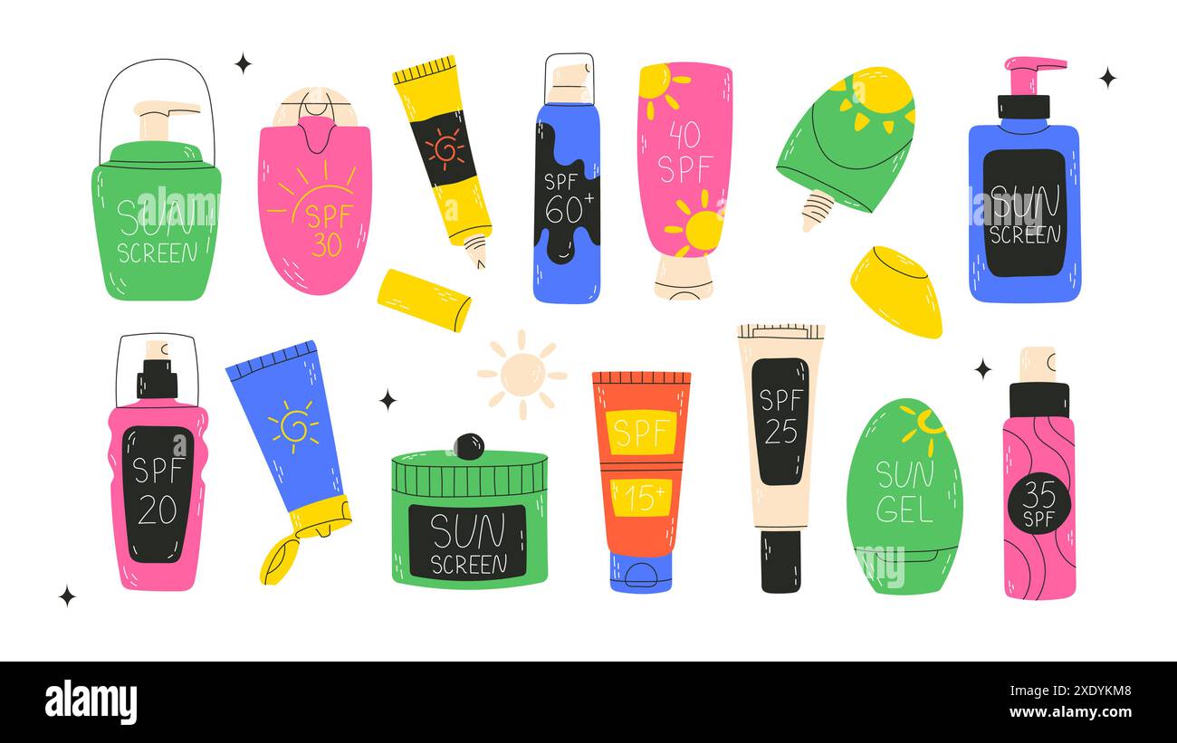 Broad spectrum sunscreen hi-res stock photography and images - Alamy