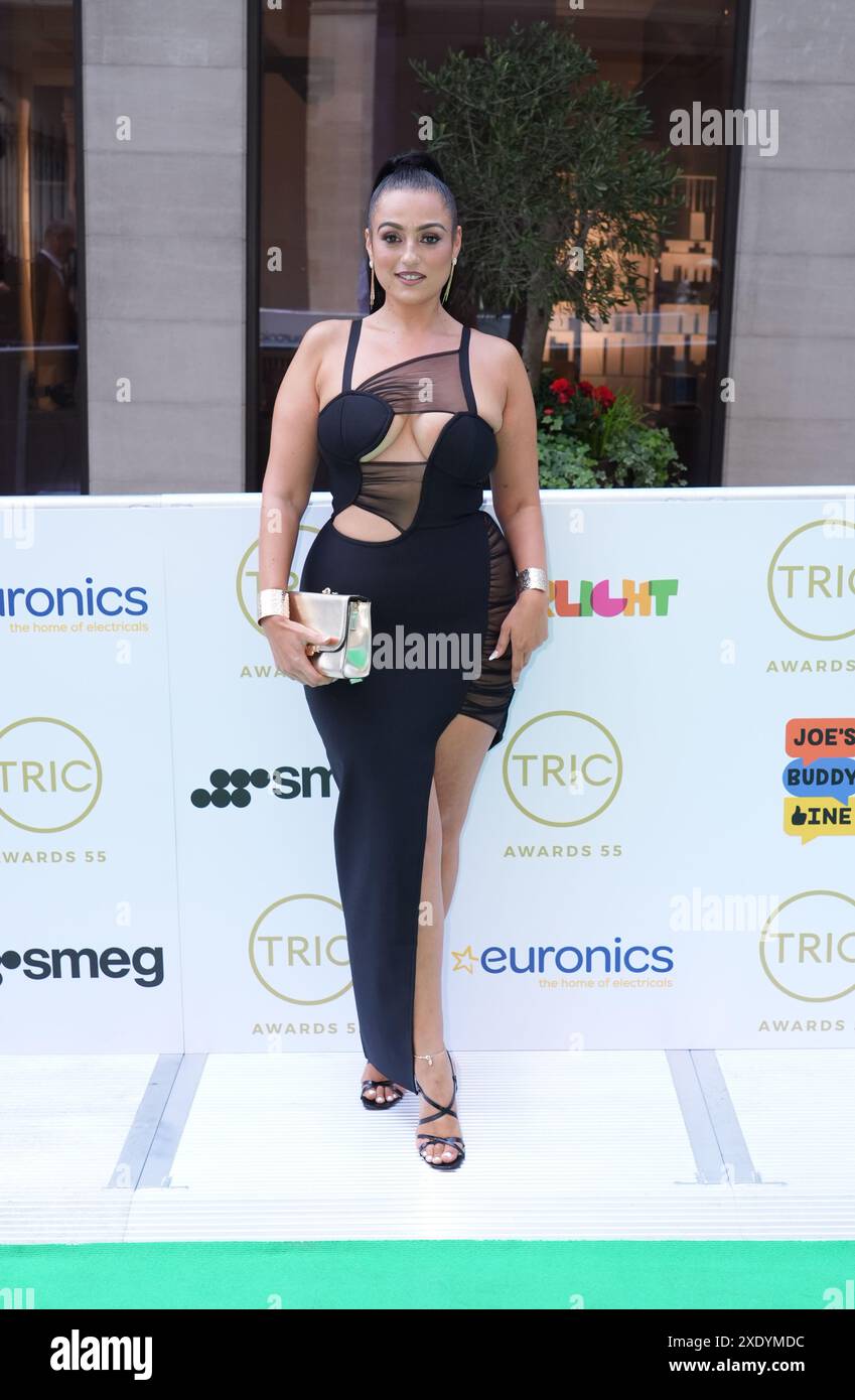 Amel rachedi attending the tric (the television and radio industries ...