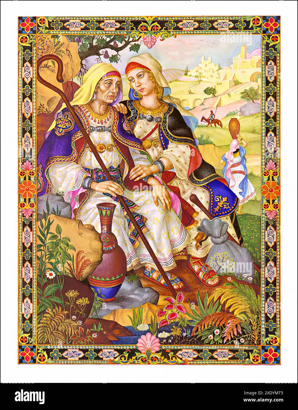 SZYK Arthur - Book of Ruth - Vintage illustrated print poster Stock ...