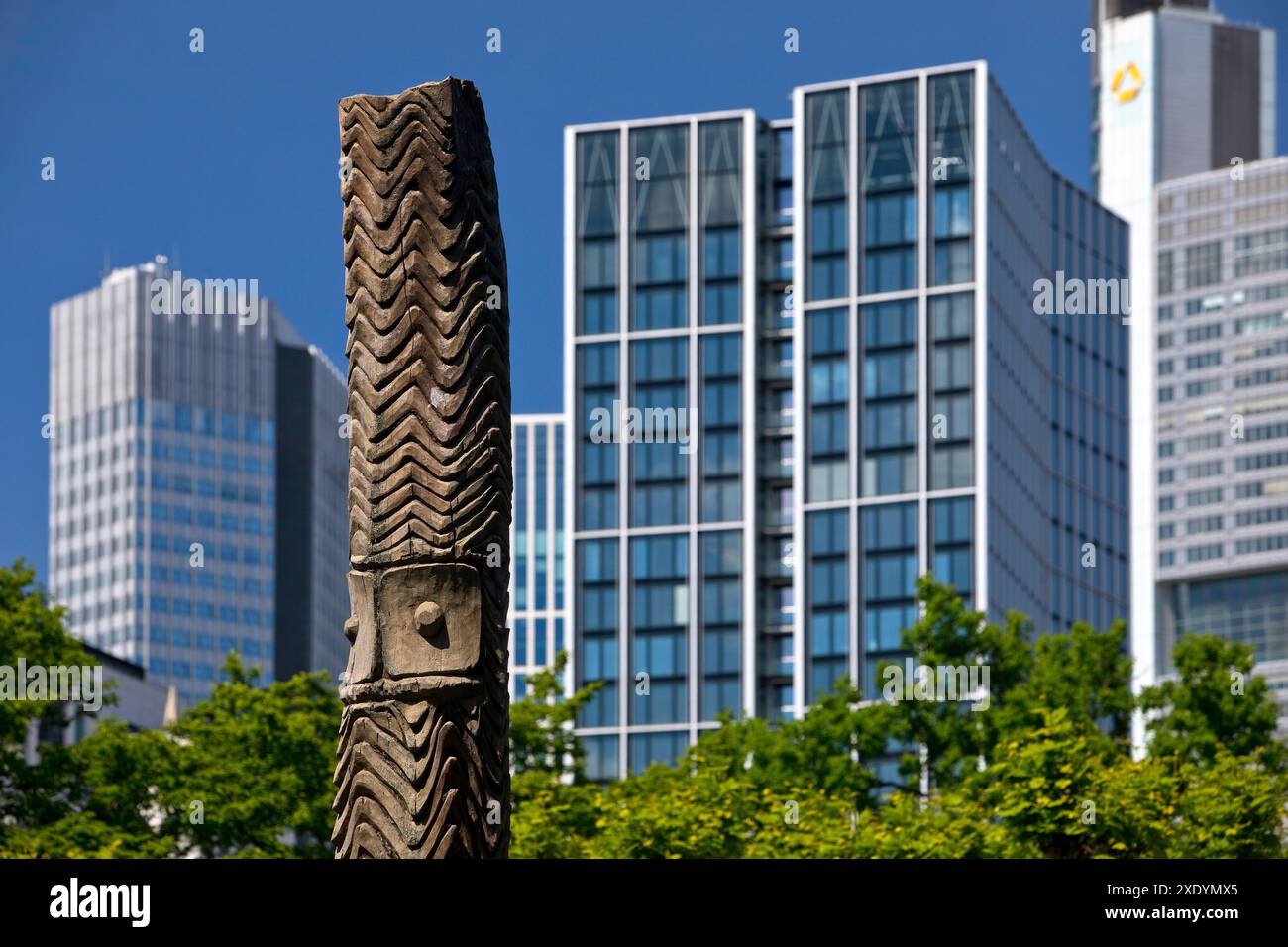 wooden stele from Papua New Guinea at the World Cultures Museum in ...