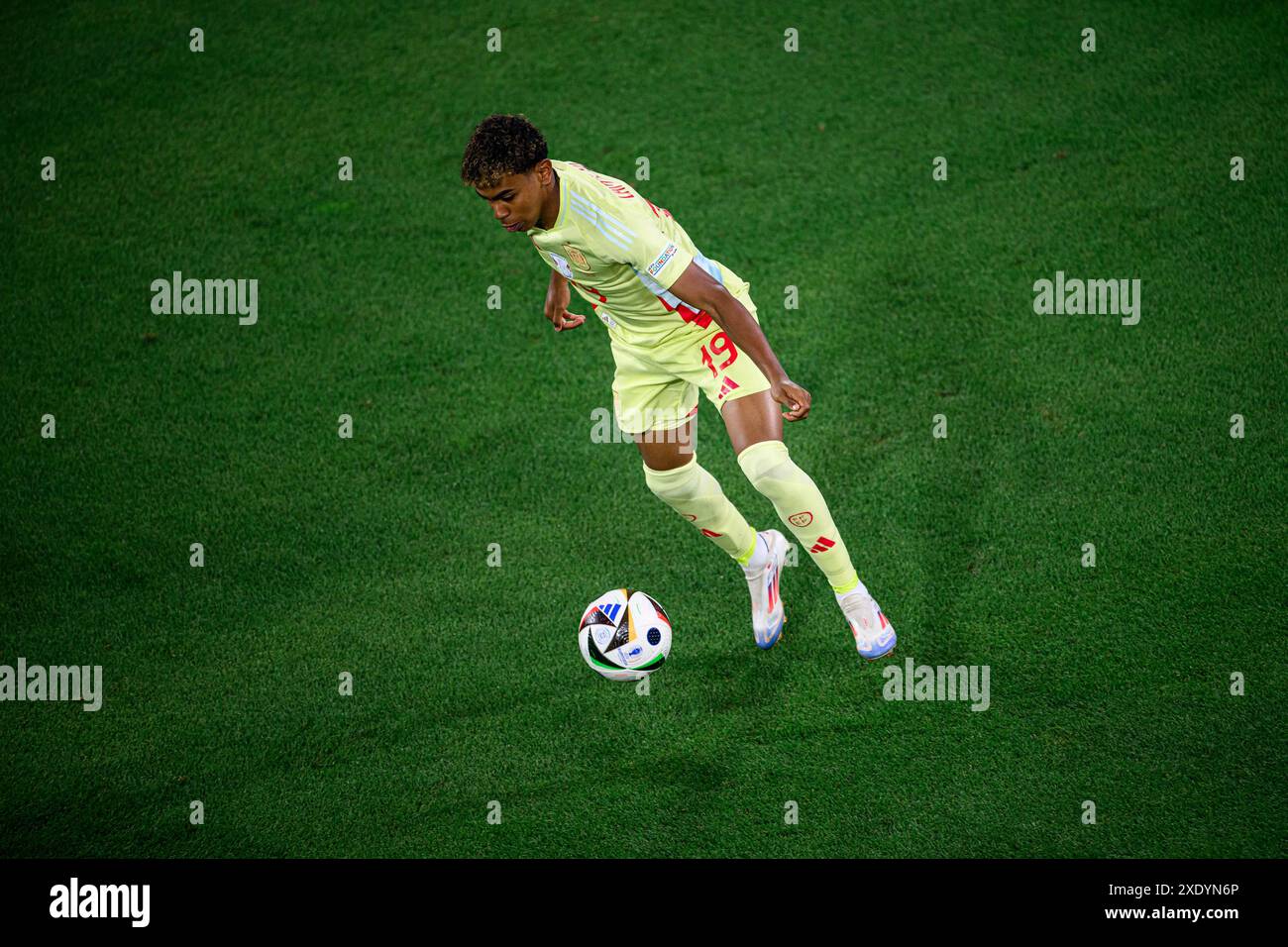 DUESSELDORF, GERMANY - 25 JUNE, 2024: Lamine Yamal, The football match ...