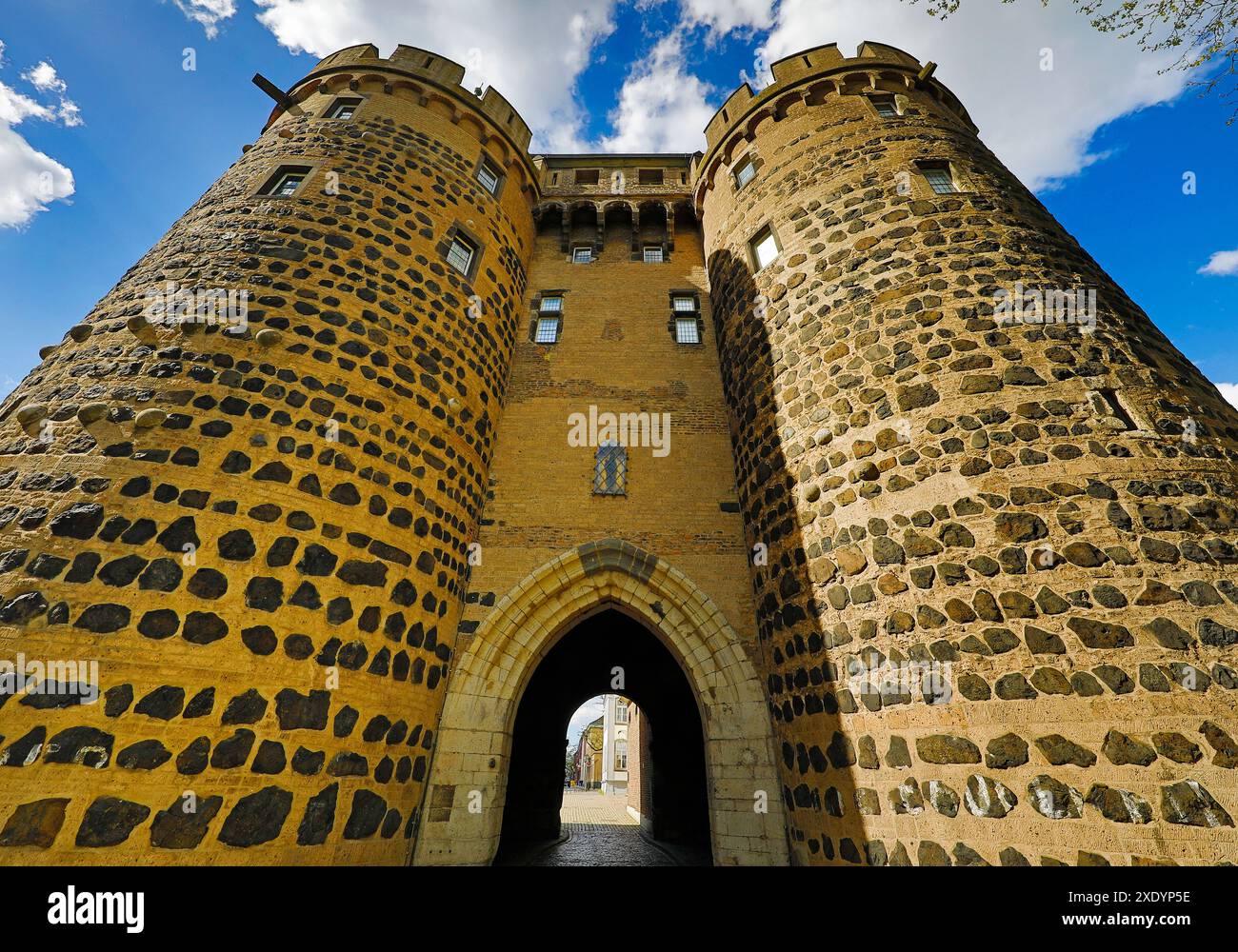 Obertor town gate of the medieval town fortifications hi-res stock ...