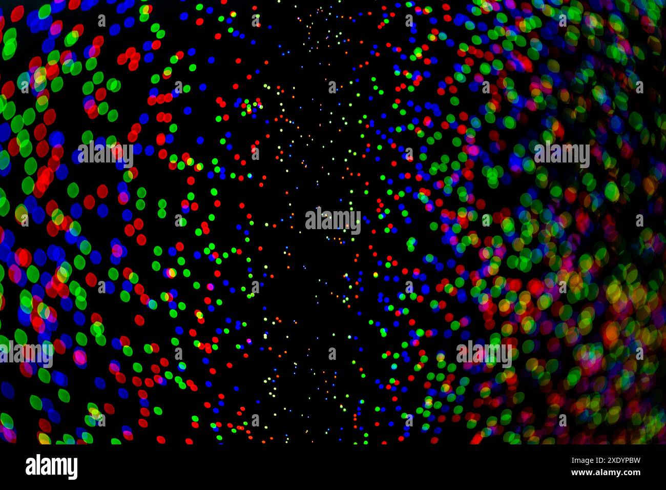 Natural small rgb lens blur on dark background Stock Photo - Alamy
