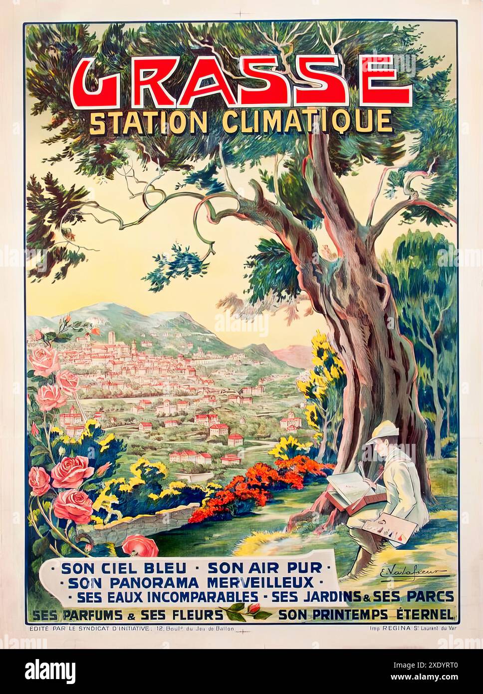 Vintage grasse poster hi-res stock photography and images - Alamy