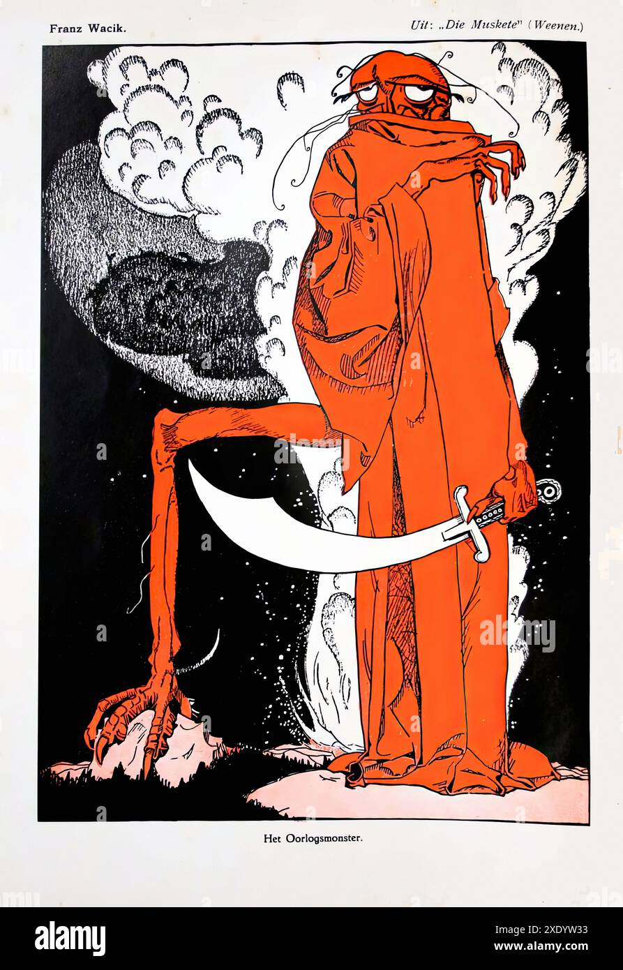 WACIK Franz - Het Oorlogsmonster from Die Muskete Vintage illustrated ...